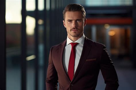 Premium Photo Responsible Professional Manager Man Generate Ai
