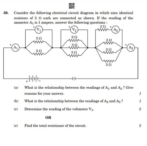 Consider The Following Electrical Circuit Diagram In Which Nine Identical