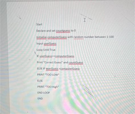 Solved I Created Pseudocode But Was Wondering How Would I Chegg