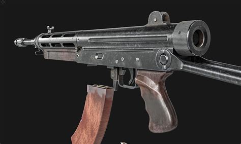 3d Model Vargo 52 Assault Rifle Vr Ar Low Poly Cgtrader