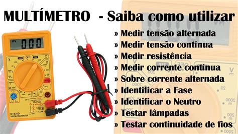 Aprenda A Usar O Multímetro Digital Prático E Rápido Circuito