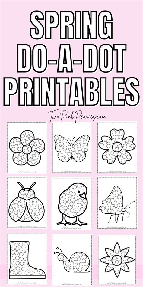Free Spring Dot Marker Pages Artofit