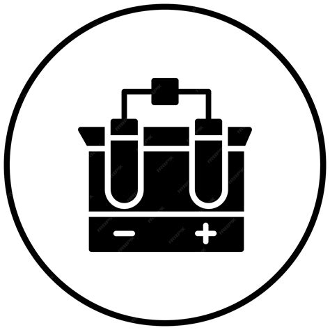 Premium Vector Electrolysis Vector Icon Illustration Of Industrial