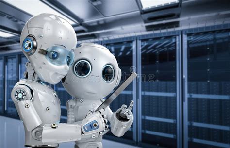 Automation Server Room Stock Illustration Illustration Of Industry