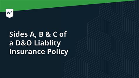Sides A B And C Of A Dando Liability Insurance Policy Woodruff Sawyer