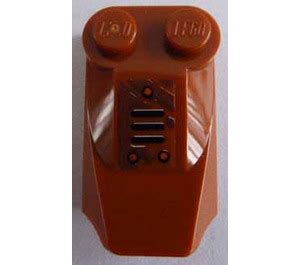 LEGO Slope X X Curved With Wing With Grille And Rivet Right Sticker Brick Owl