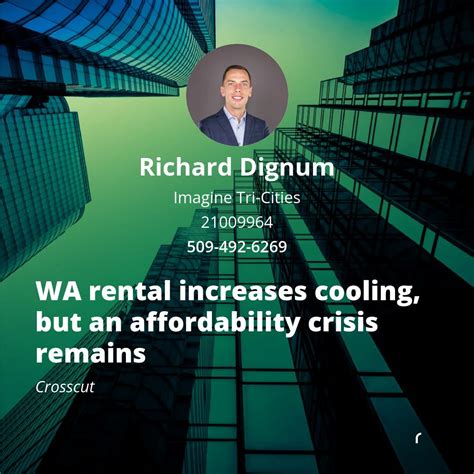 Wa Rental Increases Cooling But An Affordability Crisis Remains Richard Dignum