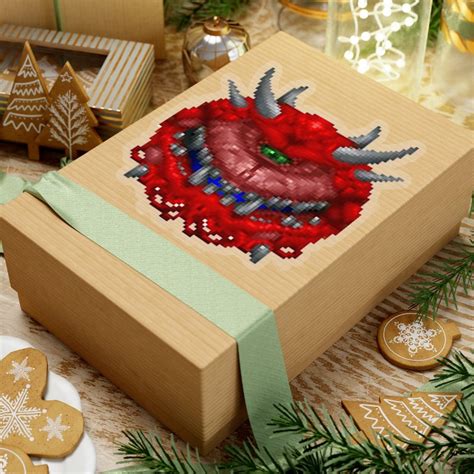 Doom Classic Cacodemon Sticker Kiss Cut Stickers Multiple Etsy