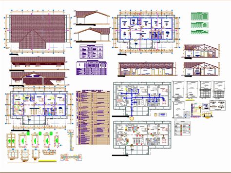 Posto De Saúde Em Autocad Baixar Cad 572 Mb Bibliocad