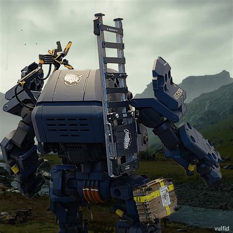 Death Stranding Delivery Bot And Diorama Rgunpla