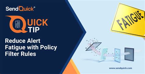 Reduce Alert Fatigue With Filter Rules Sendquick