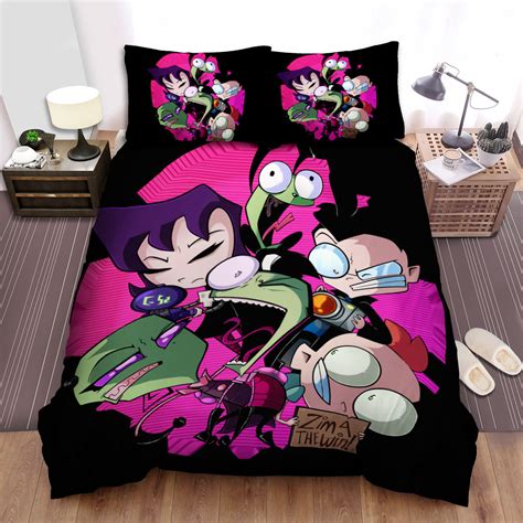Invader Zim The Whole Squad The Bed Sheets Spread Duvet Cover Bedding