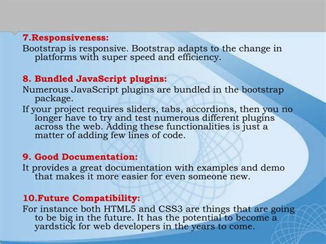 Ppt Know The Reason Behind Choosing Bootstrap As Css Framework