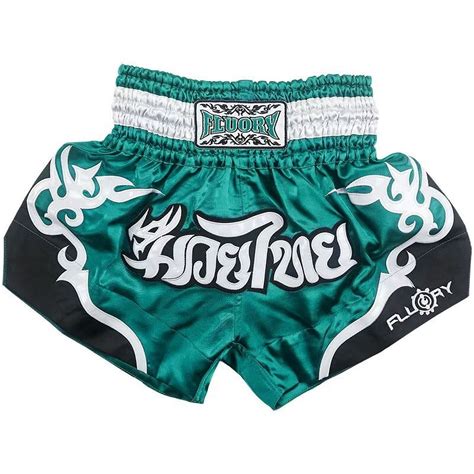 Fluory Muay Thai Shorts Thai Boxing Shorts Martial Arts Kickboxing