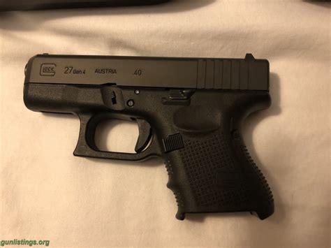 Pistols Glock 27 Gen 4 W Extras