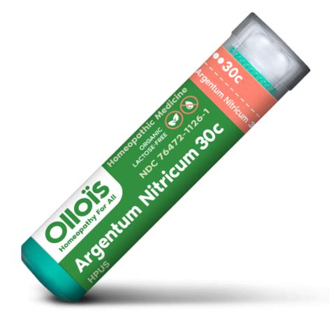 Ollois Argentum Nitricum 30C Organic Homeopathic Medicine 1 Ct Frys