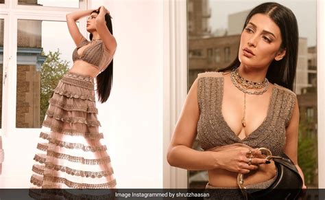 Shruti Hassan In White Saree