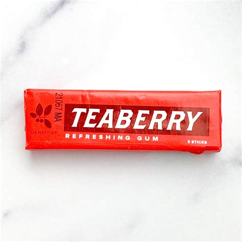 Teaberry Gum Mister Eds Elephant Museum And Candy Emporium
