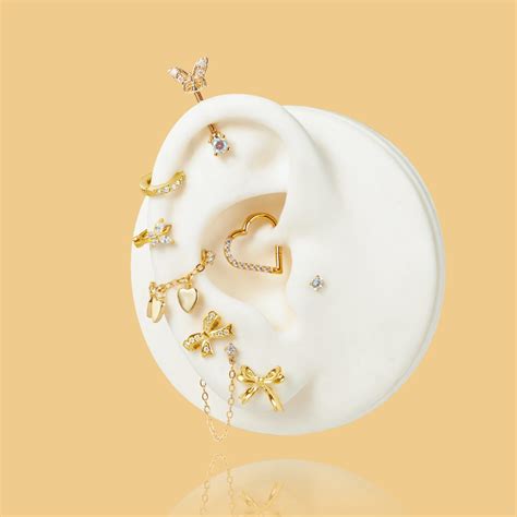 How To Stack Ear Piercings Ericajewels