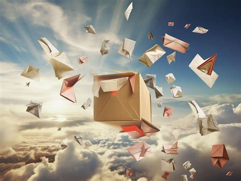 Premium Ai Image Symbolic Email Delivery Generated Ai