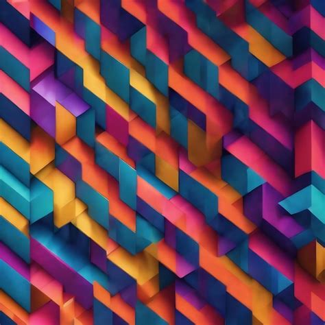 Premium Ai Image Geometric Zig Zag Pattern Background 3d Rendering