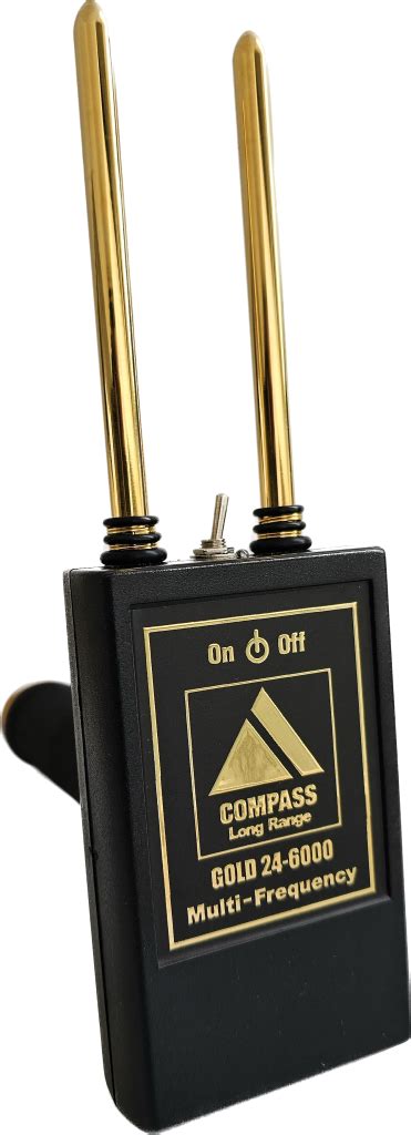 Compass Long Range Gold 24 6000 Multi Frequency With Gold Plated