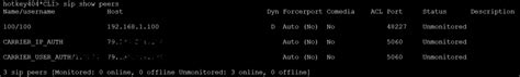 Asterisk Tutorial Minimal SIP Users Peers Configuration HOTKEY