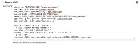 Jenkins Integration
