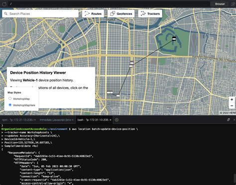 Amazon Location Service入門ワークショップ トラッカー ヤマムギ