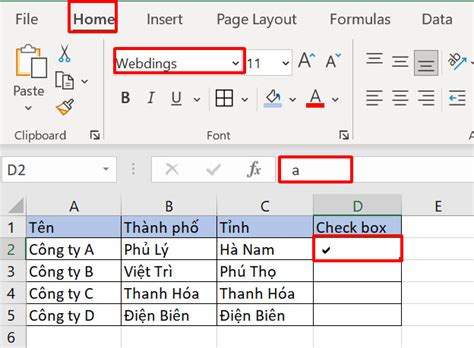 Cách sử dụng excel checkbox để tăng hiệu suất làm việc của bạn