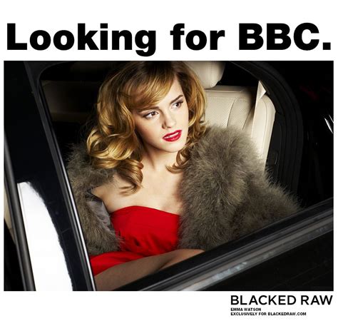Emma Watson For Blacked Raw Scrolller