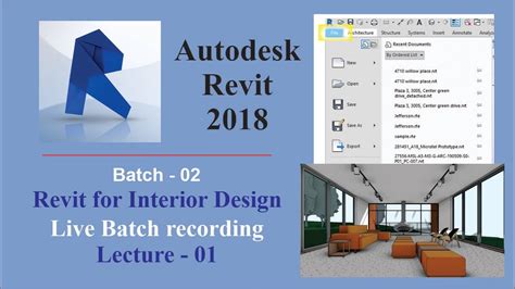 Lecture 01 Introduction To Revit 2018 Complete User Interface Revit