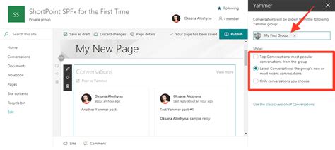 Embed A Yammer Feed Into Your Sharepoint Classic And Modern Pages