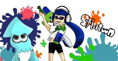 スプラトゥーン イカちゃん 凧のイラスト Pixiv