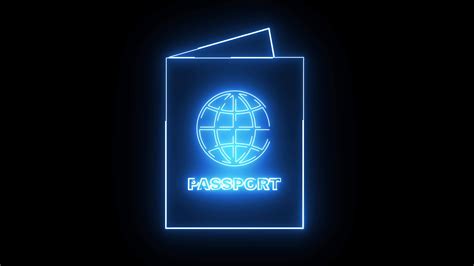 Animated Passport Icon With A Glowing Neon Effect 35616324 Stock Video At Vecteezy Animated Passport Icon With A Glowing Neon Effect 35616324 Stock Video At Vecteezy