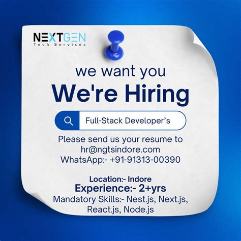 reactjs mern nextjs nestjs nodejs hiring indore hiring trapti