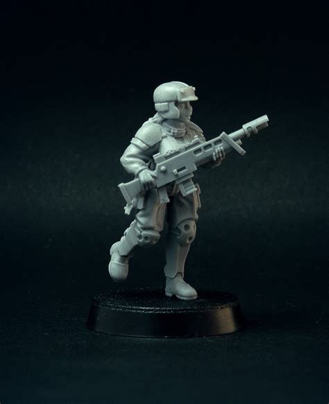 Female Soldiers Miniatures Sci Fi Grimdark Guard Girls Or Imperial Ar