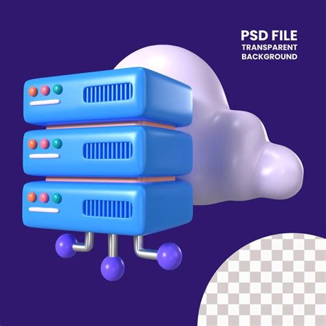 Premium Psd Cloud Storage 3d Illustration Icon