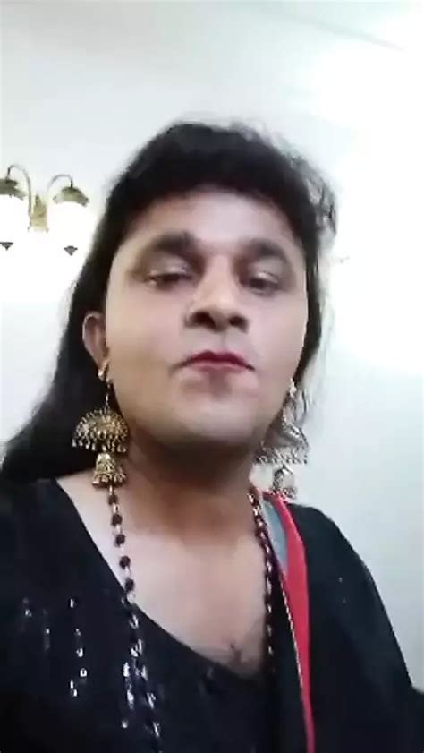 India Crossdresser Shreya En Sari Negro 2 Xhamster