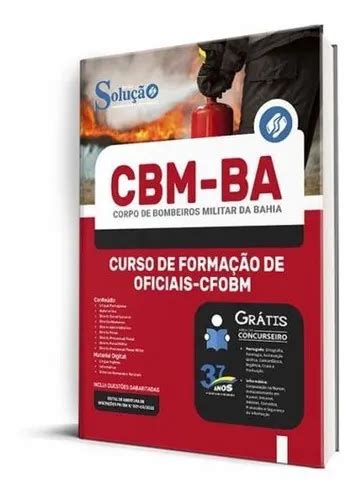 Apostila Cbm Ba 2022 Curso De Formação De Oficiais Cfobm