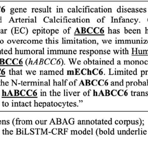 An Example Of Tagging Errors By The Bilstm Crf Model In Comparison With Download Scientific
