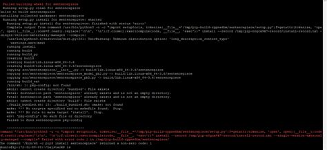 Failed Building Wheel For Sentencepiece Issue 552 Deepset Ai Haystack GitHub
