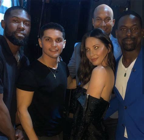 The Cast Of Predator From L To R Trevante Rhodes Augusto Aguilera