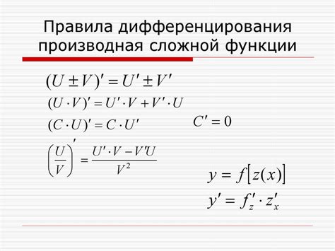 Понятие производной Дифференциал функции Использование дифференциала