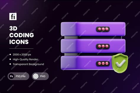 Premium Psd 3d Illustration Coding Database