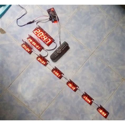 Jual Modul Kit Jadwal Sholat Seven Segment Remot Shopee Indonesia