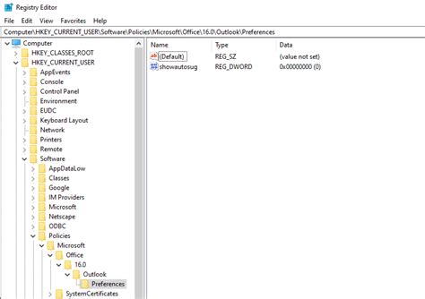 Why Is It That The Disable Autocomplete List Registry Entry Does Not