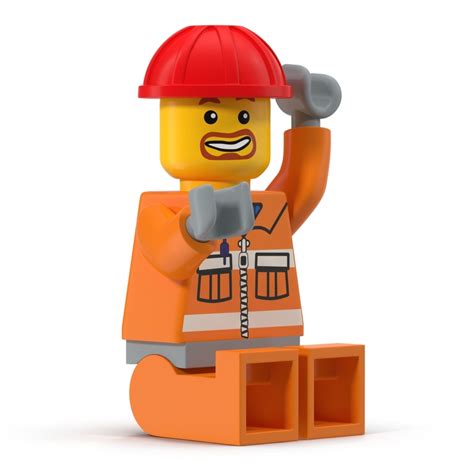 Lego Man Builder 3d Model