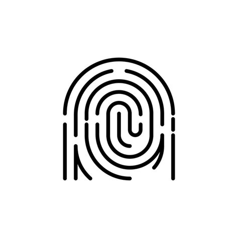 Fingerprint Icon Simple Vector Design 21790302 Vector Art At Vecteezy
