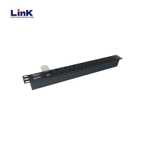 Dual Circuit Modular Customizable Vertical 16a Pdu With 8 Outlets And Circuit Breaker From China